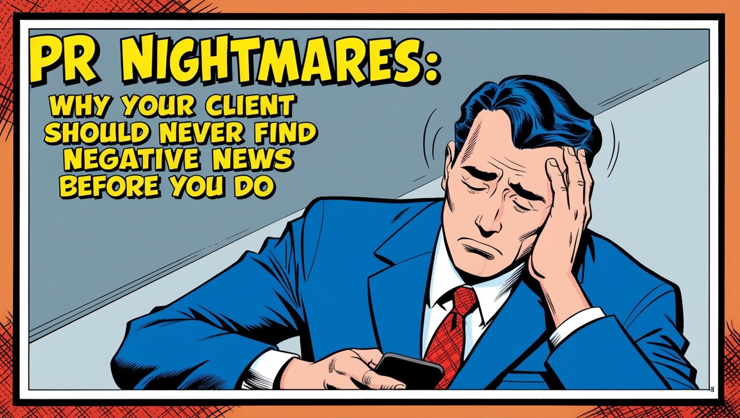 PR Nightmares: Why Your Client Should Never Find Negative News Before ...