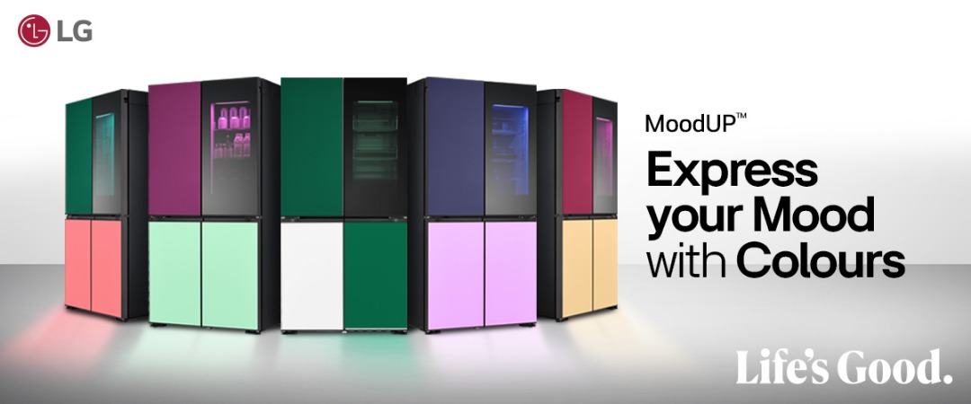 LG Sets to Unveil 2025 Refrigerators with Big Vibes, Bold Colours, and ...